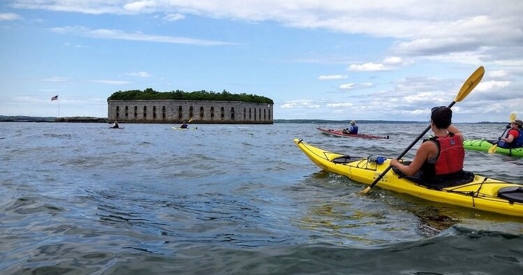 Fort Gorges Sea Kayak Trip in Portland, ME | Portland Paddle